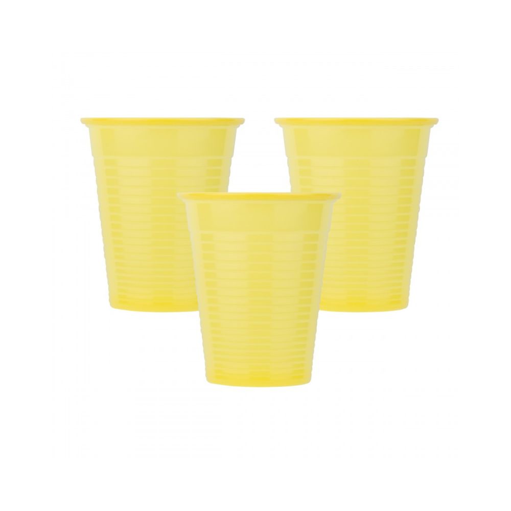 Dental cups - Yellow 180mL (box of 100) - Traumacare