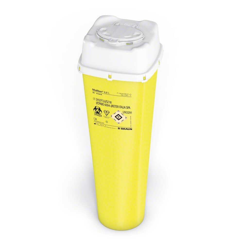 Needle Disposal Container - Sharp Objects 6,8L - Traumacare