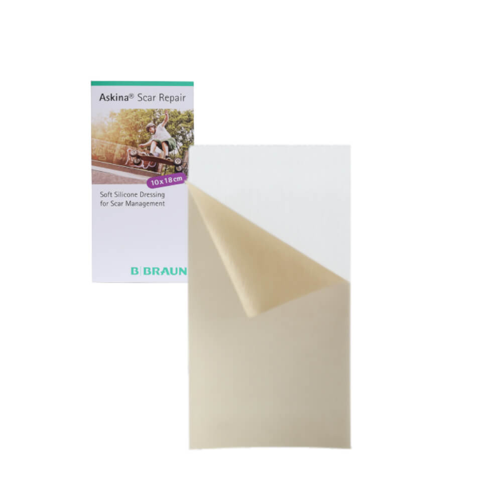 Askina Scar Repair 10x18cm (5 pieces) - Soft Silicone Sheet for Scar ...
