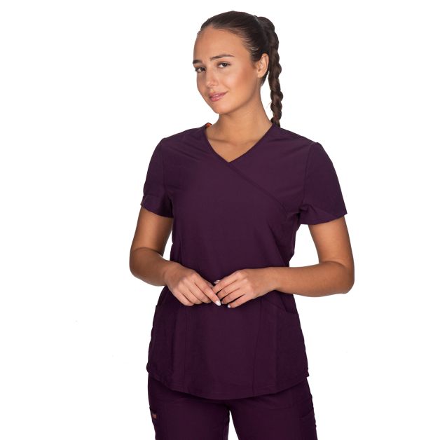 Alezi Scrub Woman – Stretch – Deep Purple XL - Traumacare